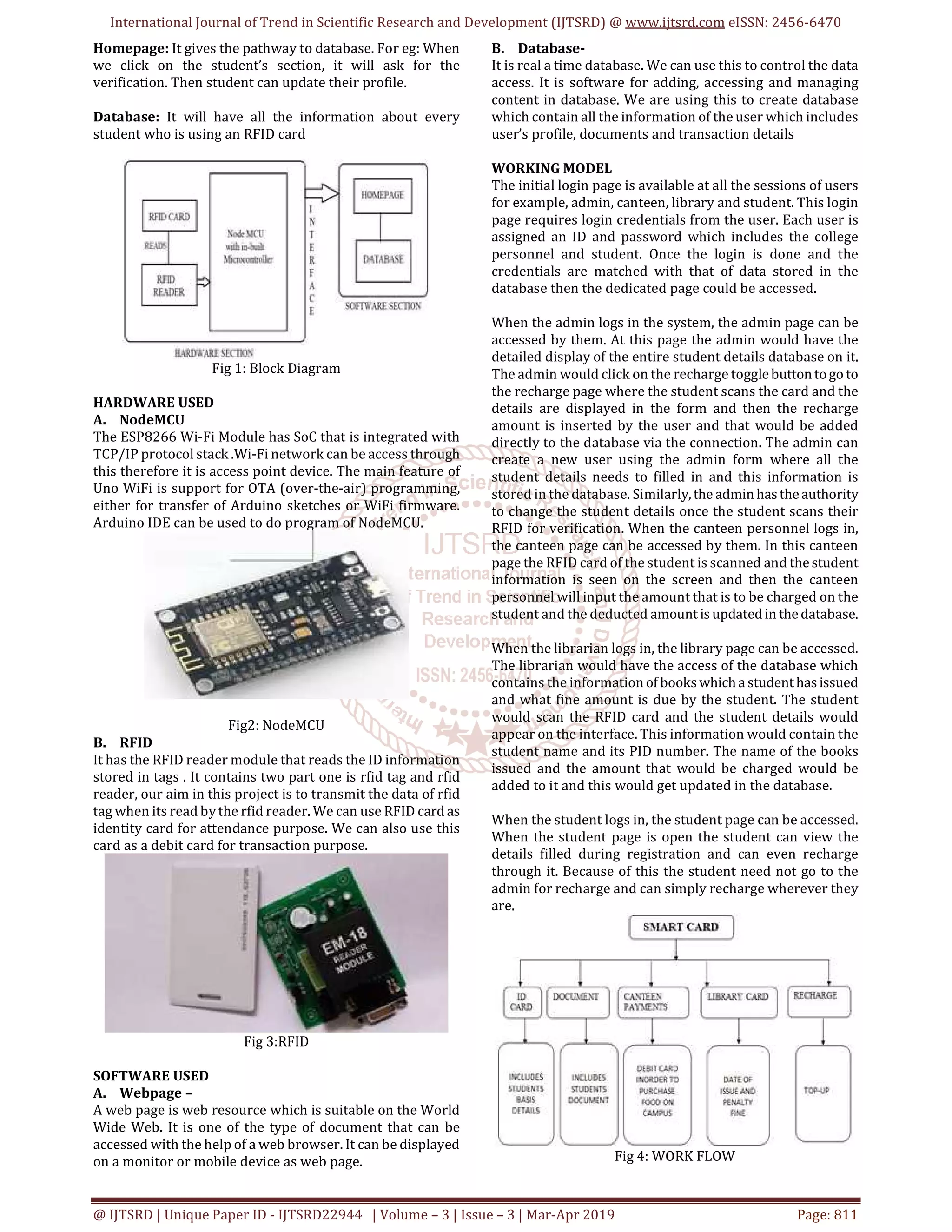 Multipurpose Student Smart Card | PDF