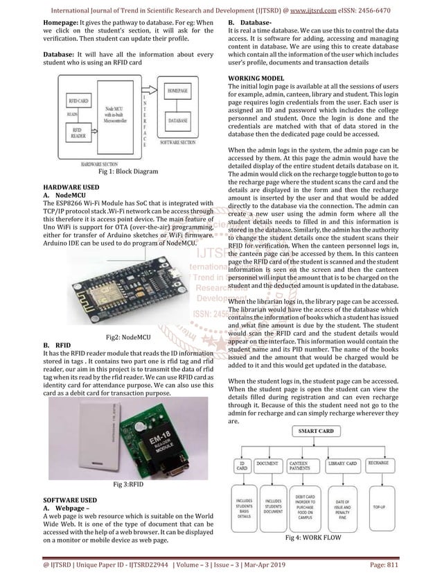 Multipurpose Student Smart Card | PDF