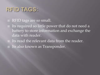RFID TECHNOLOGY | PPTX