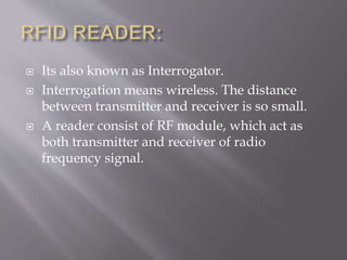 RFID TECHNOLOGY | PPTX