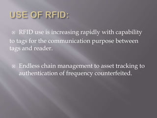 RFID TECHNOLOGY | PPTX