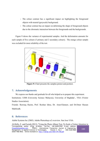 Using Adobe Photoshop to Scale the Rate of the Shape’s Deformation By Colour Contrast ...