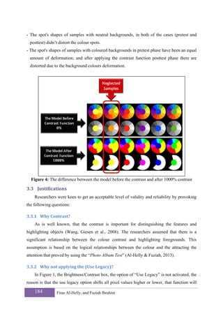 Using Adobe Photoshop to Scale the Rate of the Shape’s Deformation By Colour Contrast ...