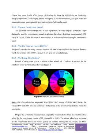 Using Adobe Photoshop to Scale the Rate of the Shape’s Deformation By Colour Contrast ...