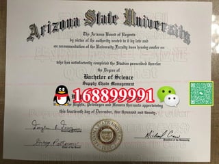 Arizona State University degree offer diploma Transcript | PPT