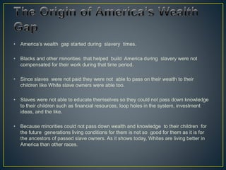 America’s Wealth Gap Presentation | PPTX