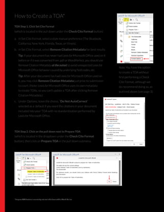 Lexis(R) for Microsoft(R) Office on Office 365 Quick Start Guide | PDF