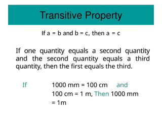 Properties of Equality, Identity, and Operations | PPTX