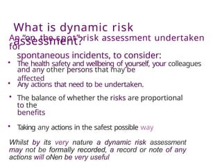 risk assessment safety awareness training | PPT
