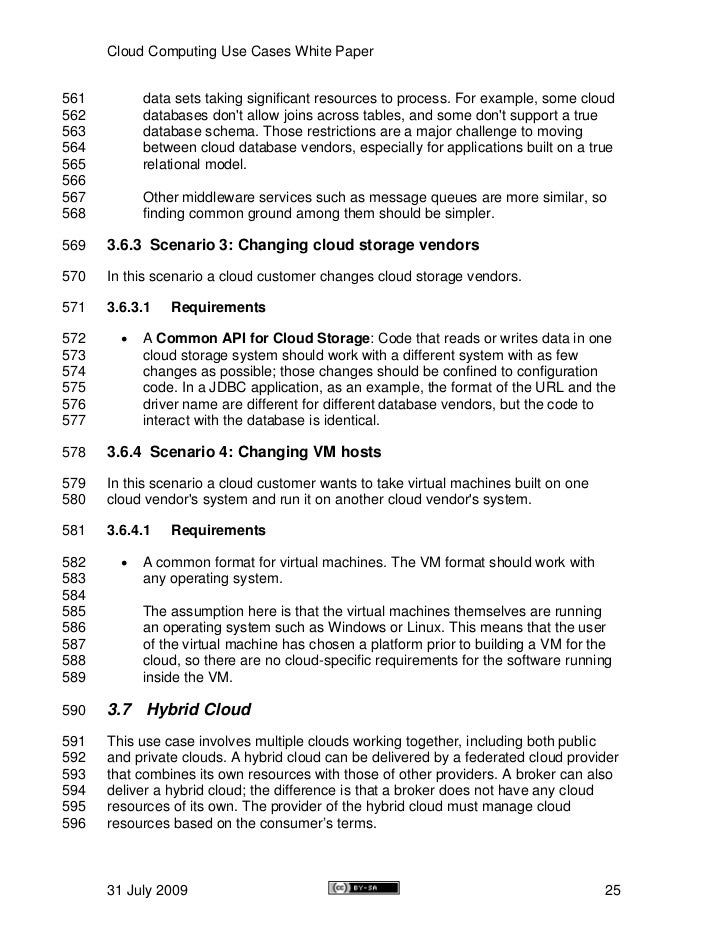 Cloud Computing Use Cases Whitepaper