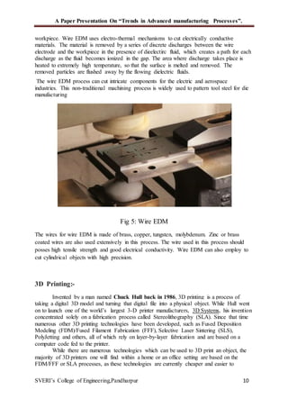 Trends in Advanced Manufacturing | DOCX | Manufacturing Industry ...