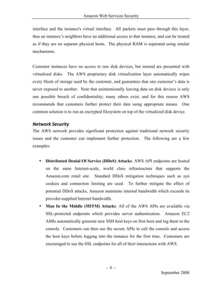 Amazon Web Services: Overview of Security Processes | PDF
