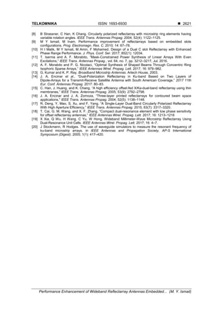 Performance Enhancement of Wideband Reflectarray Antennas Embedded on Paper Substrate Materials ...