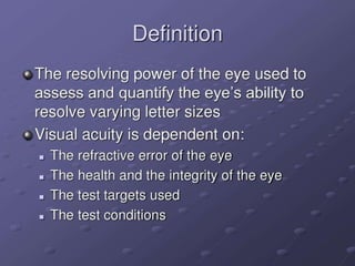 VISUAL ACUITY #####################.pptx