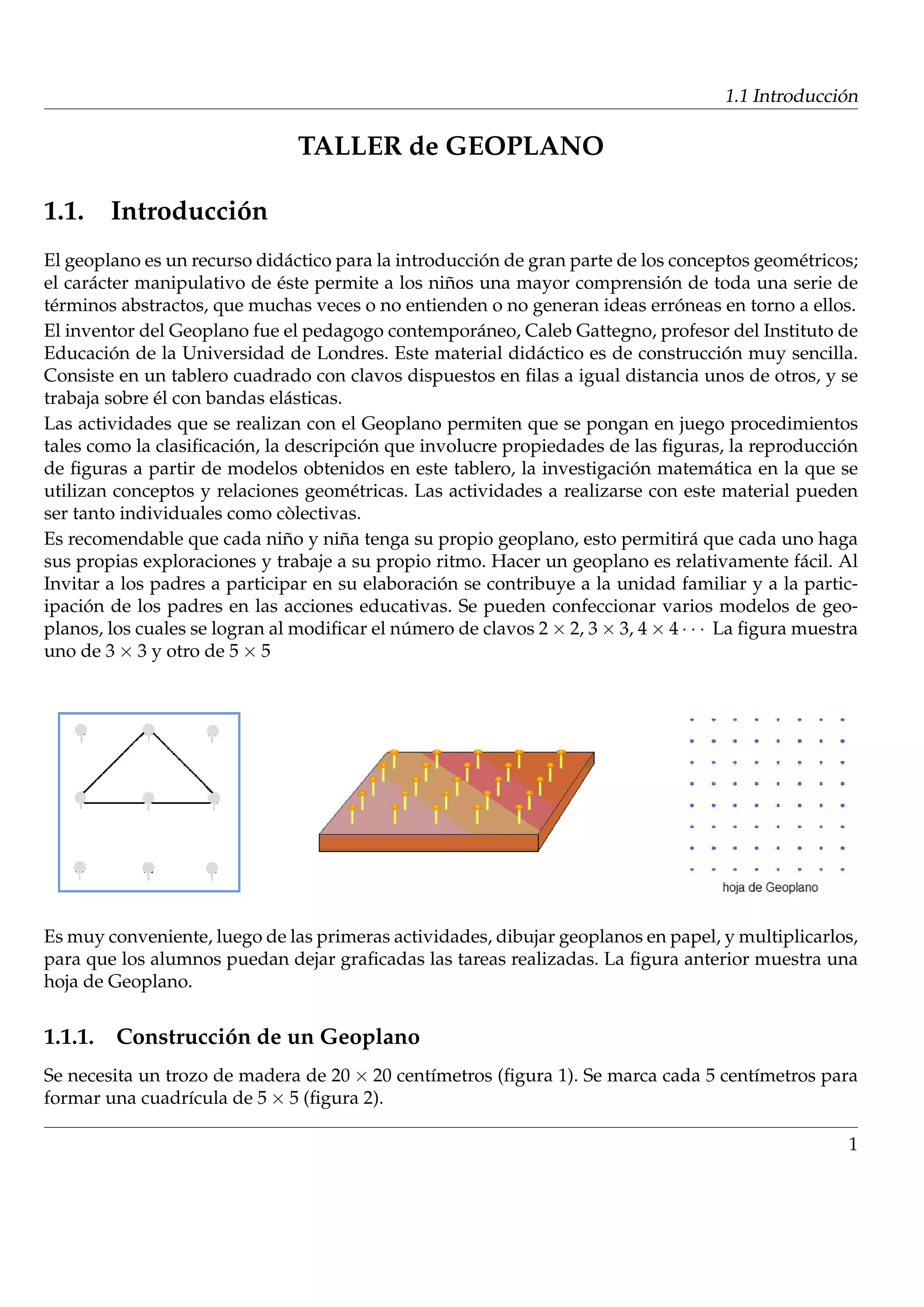 actividades con geoplano | PDF
