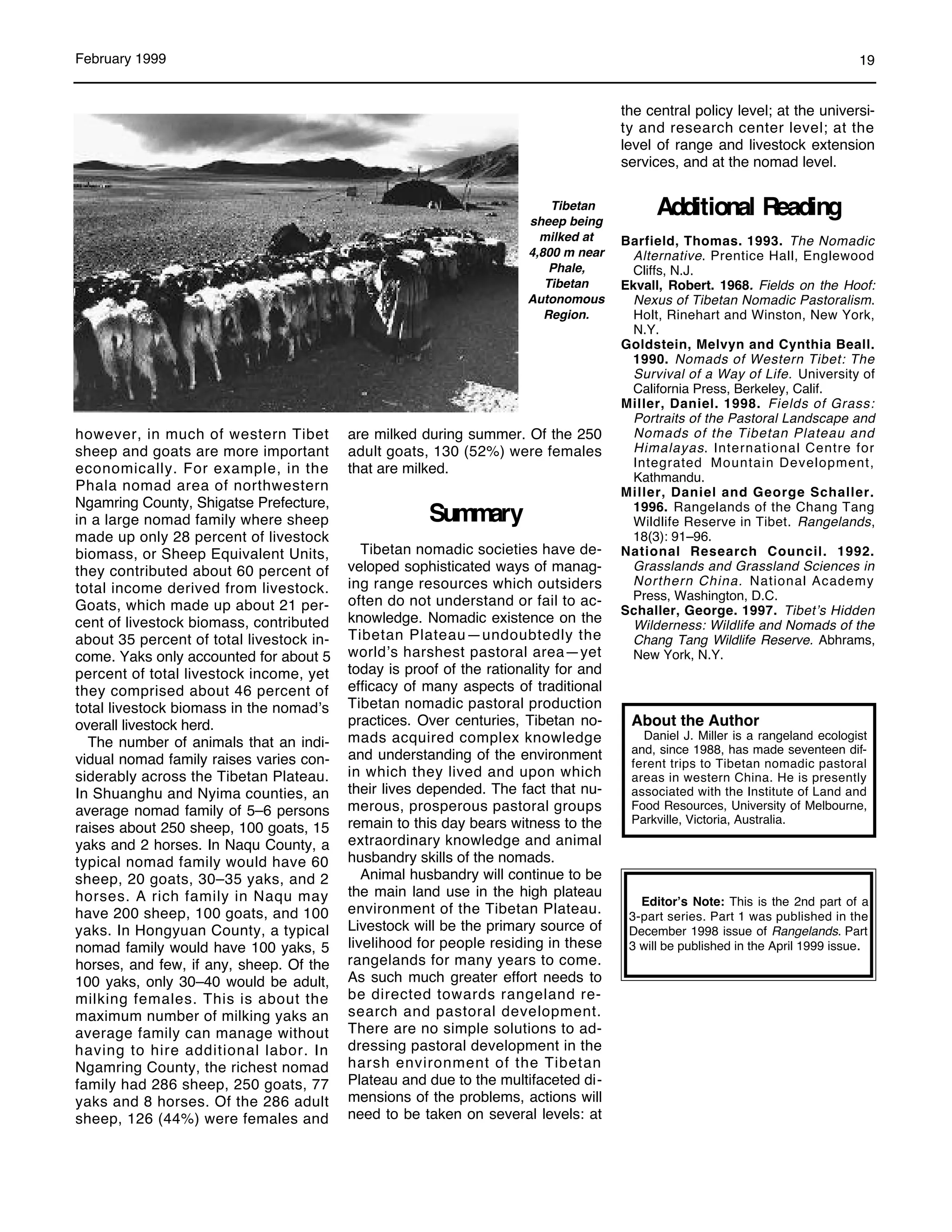 Nomads of Tibetan Plateau Rangelands Part 2 | PDF