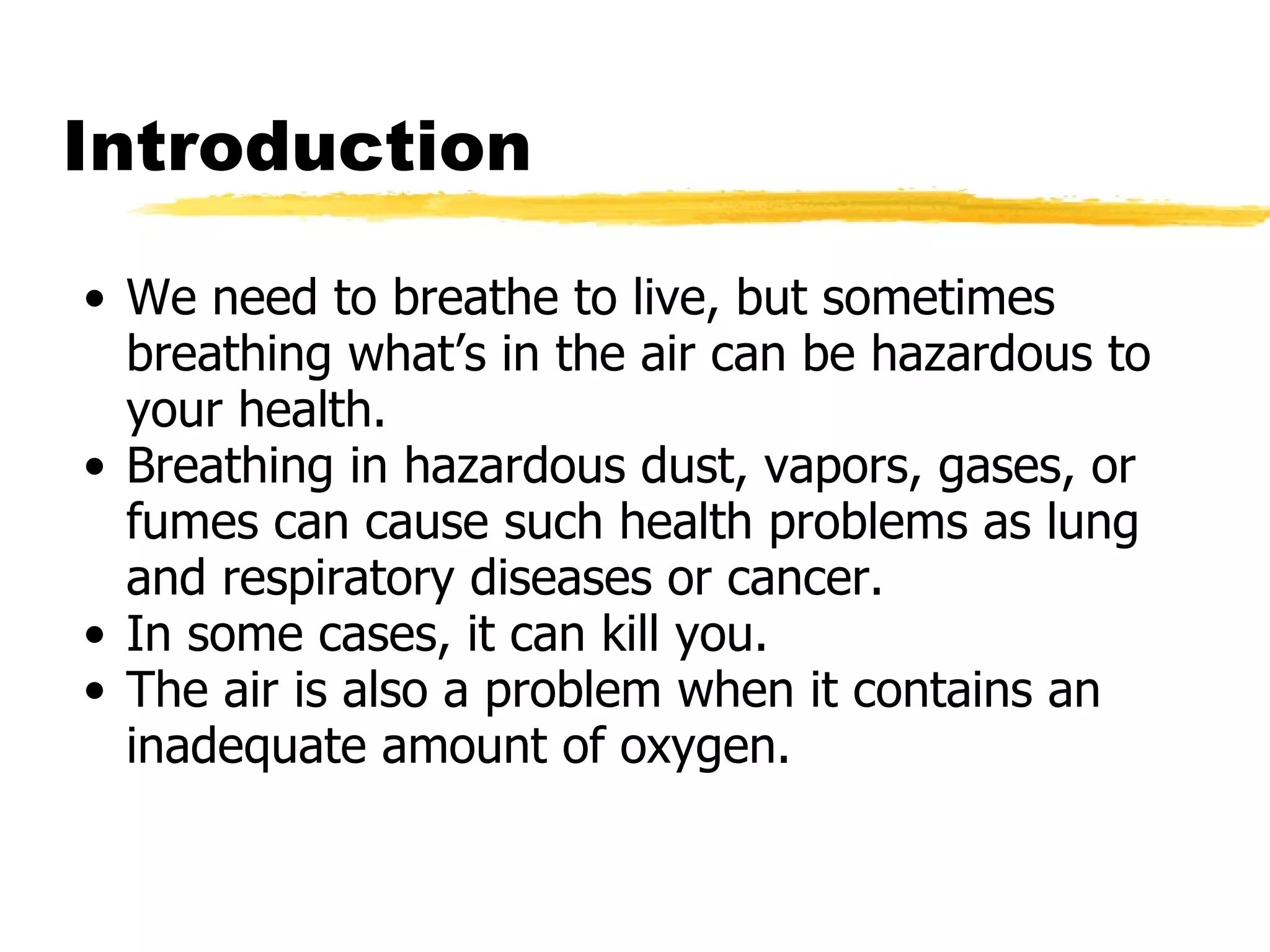 OSHA- Respiratory Protection | PPT
