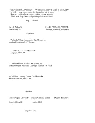 resume | DOC