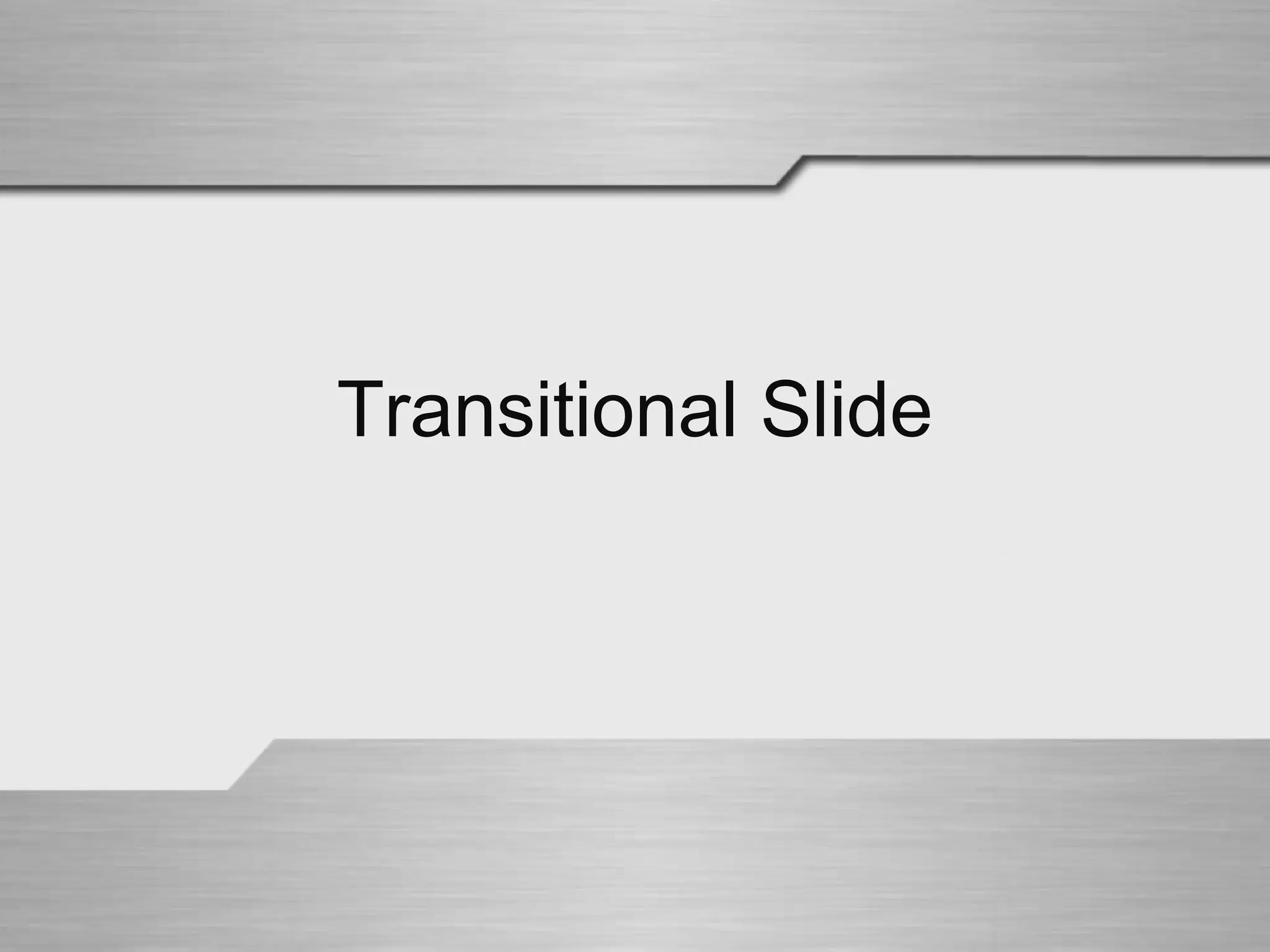 Copy of Brushed Metal Theme Presentation | PPT