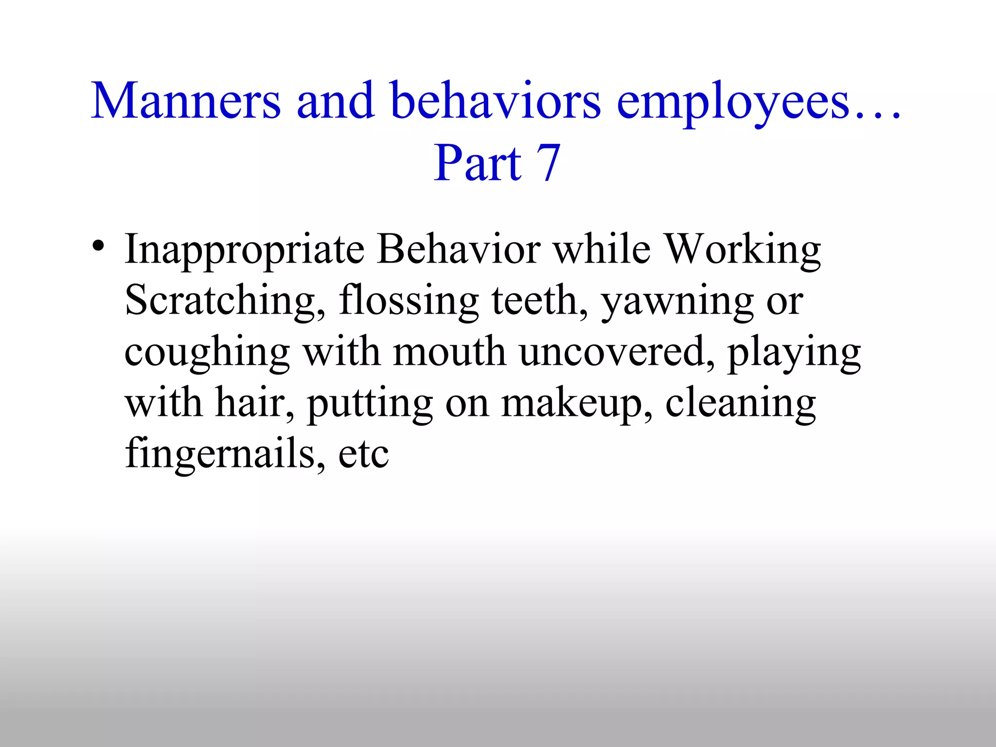 Office Etiquette for Employees | PPT