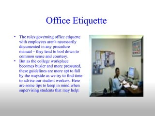Office Etiquette for Employees | PPT