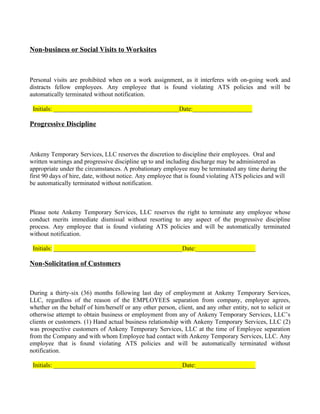 Employee Handbook Intitials and dates updated 5-28-09 | PDF