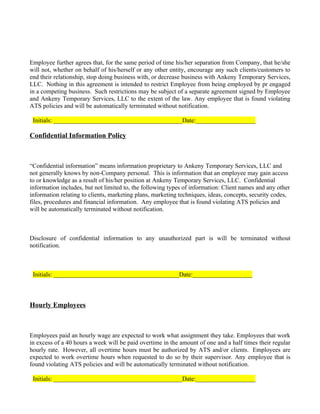 Employee Handbook Intitials and dates updated 5-28-09 | PDF