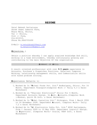 Mahesh_Resume | DOC