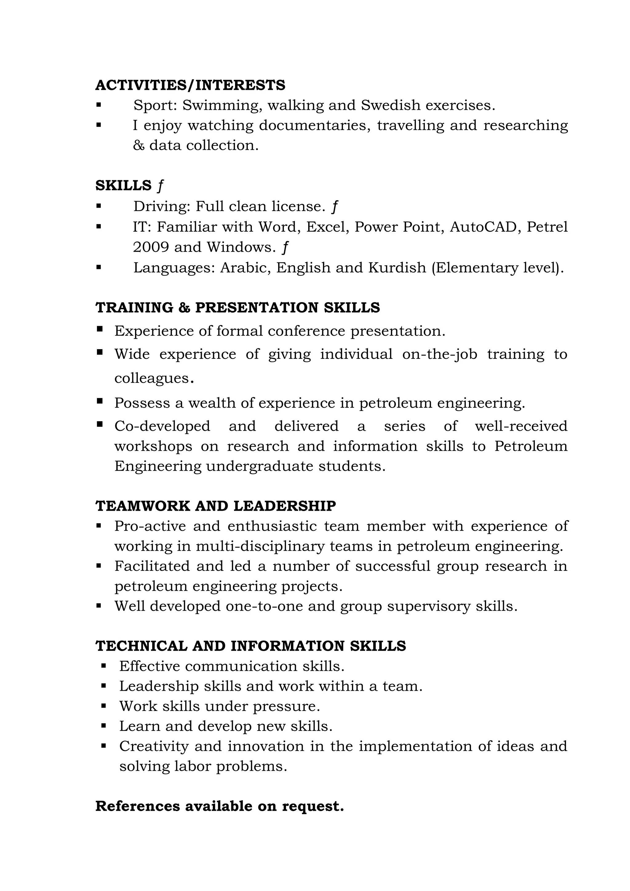 ZAID HAIDER CV Completed (4) | PDF