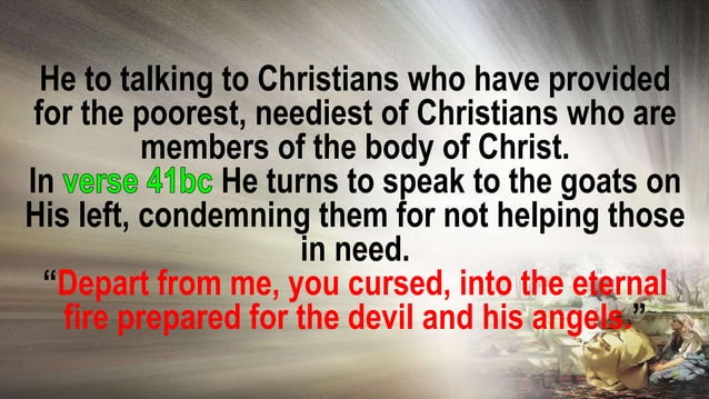 179 What Jesus Said About The Poor Among Us | PPT