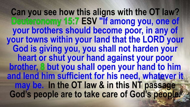 179 What Jesus Said About The Poor Among Us | PPT