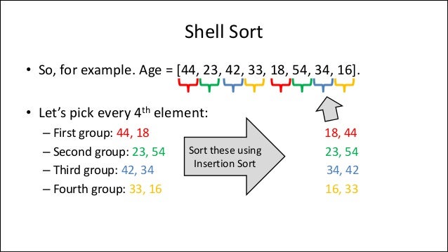 Advanced Sorting Algorithms