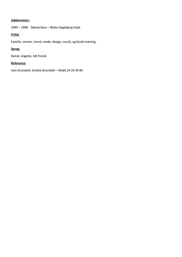 Miriam CV 2014 | PDF | Free Download