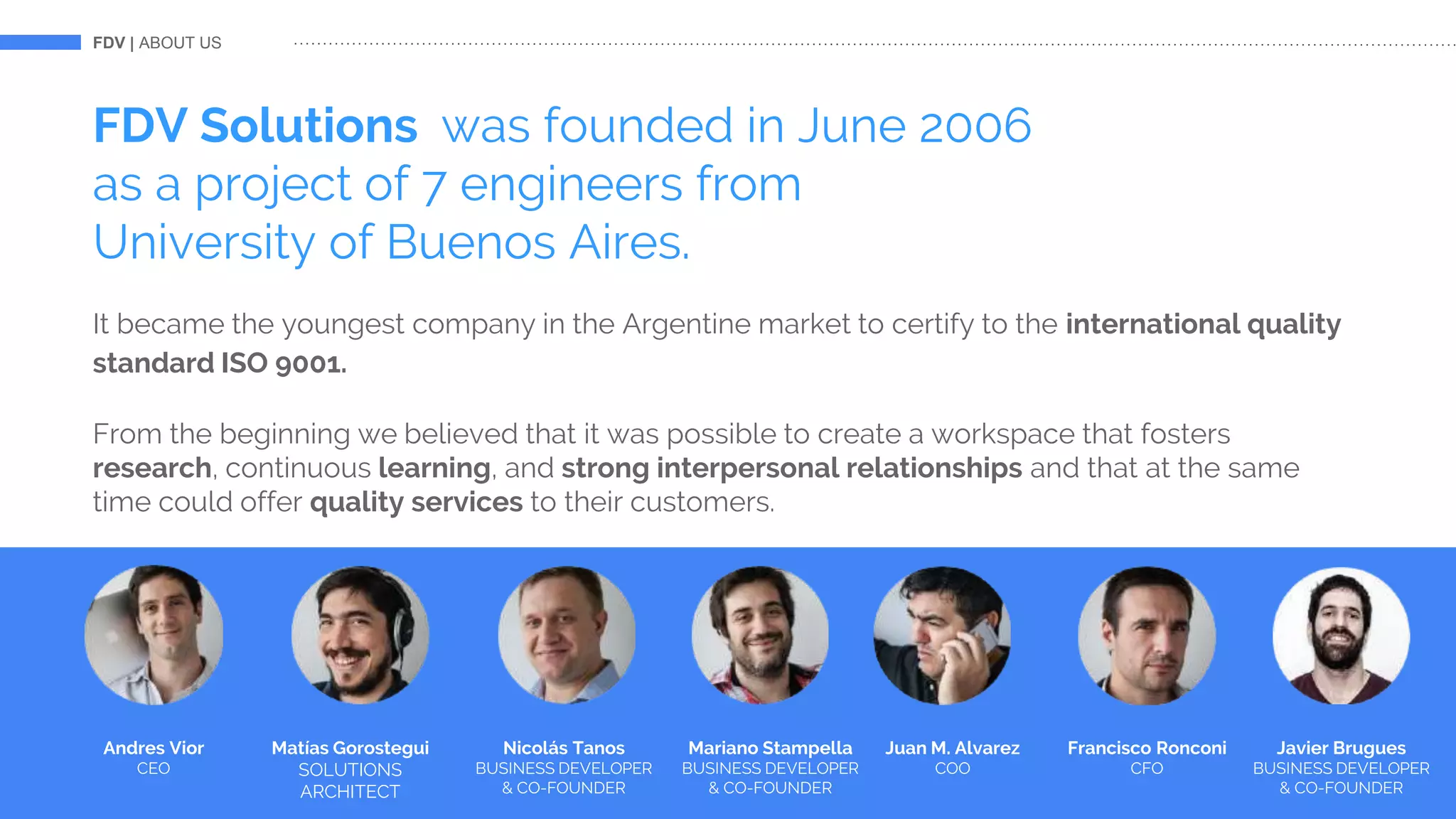 FDV - Corporate Presentation | PPTX