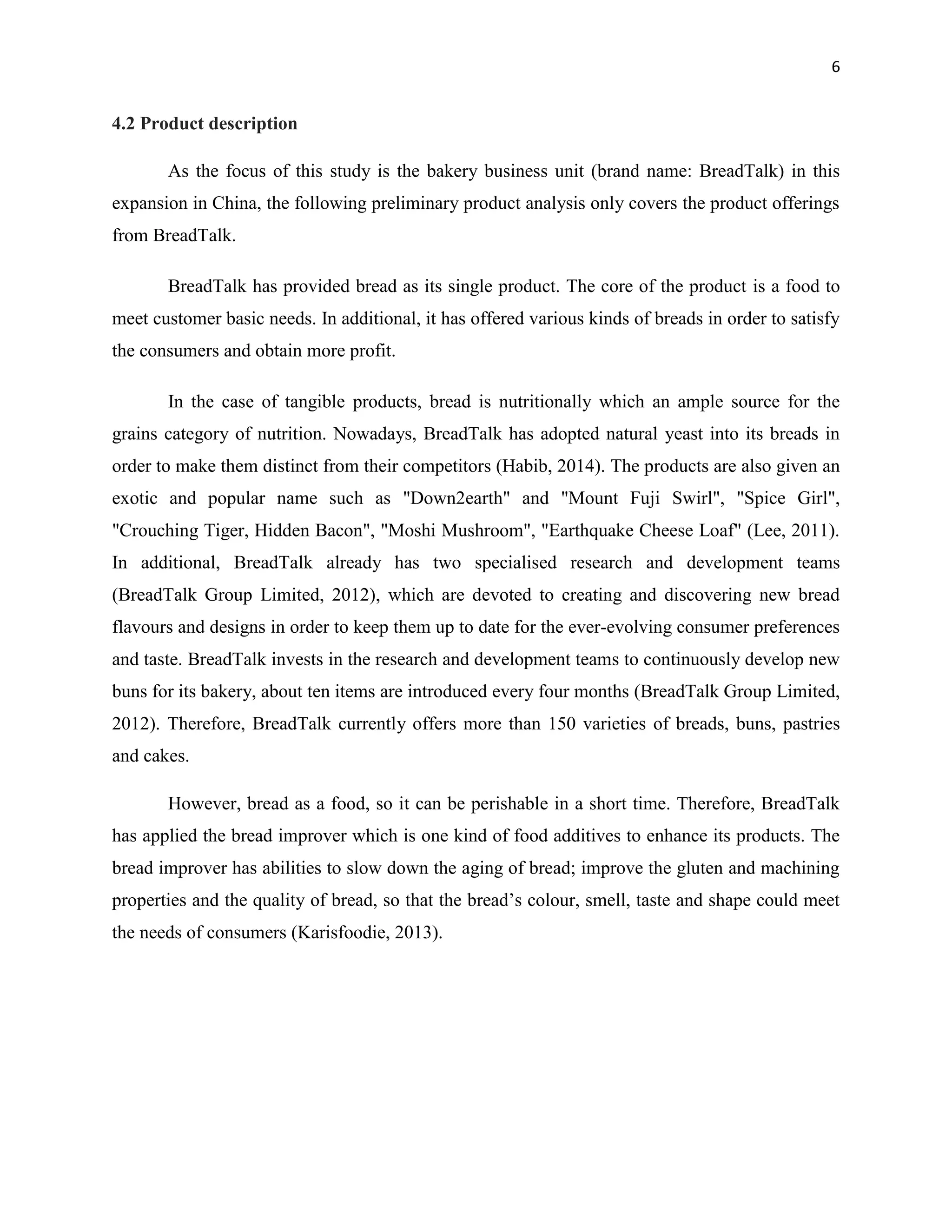 BreadTalk - Expansion in Mainland China | PDF