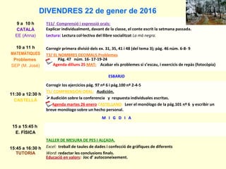 17 agenda setmana 03 6è b 2015-16 | PPT