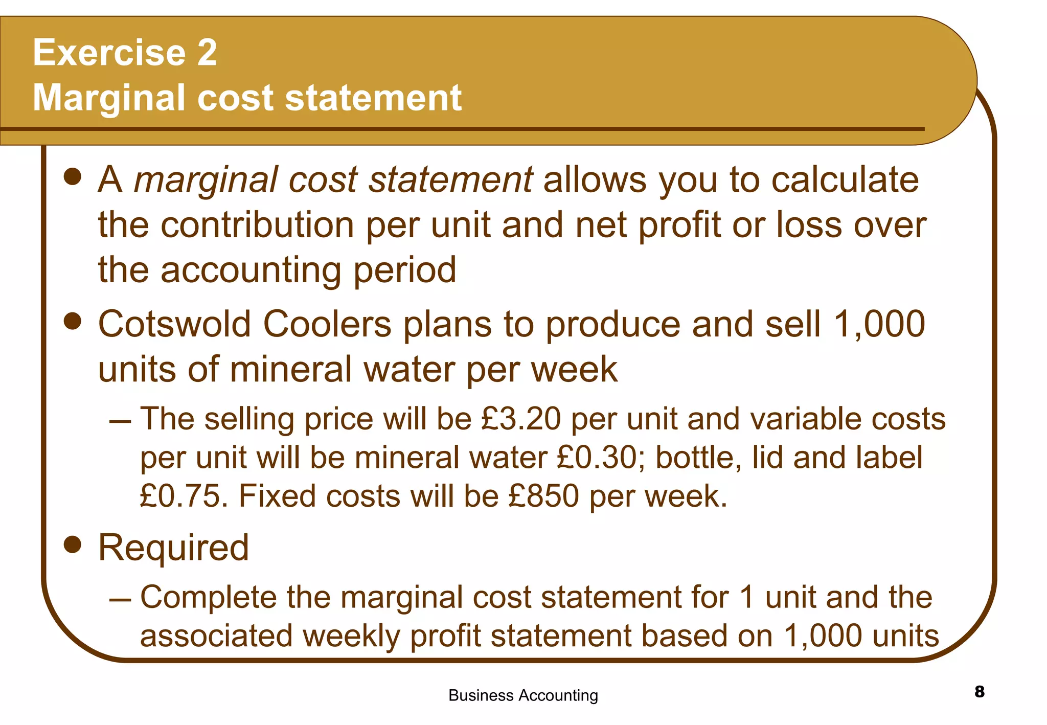 17a marginal costing & breakeven analysis | PPT
