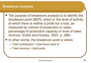 17a marginal costing & breakeven analysis | PPT