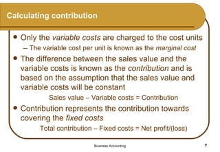 17a marginal costing & breakeven analysis | PPT