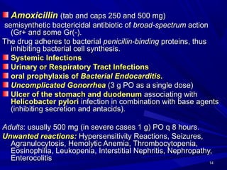Pharmacology of Antibiotics | PPT