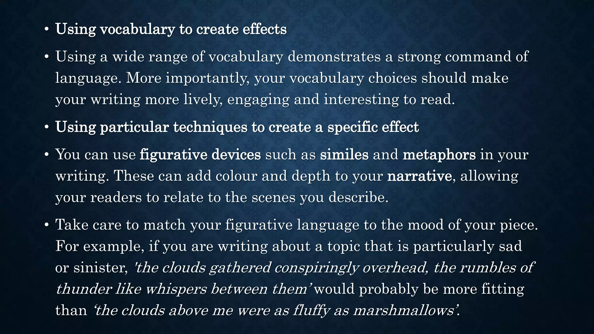 Narrative writing according to the CAIE pattern | PPTX
