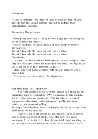17Assignment 3b Analysis on the Threats Defense Argument | DOCX ...