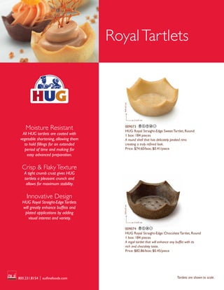 Simple Sweet Solutions with HUG Tartlets | PDF
