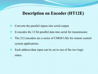 Remote Controlling of Home Appliance | PPTX