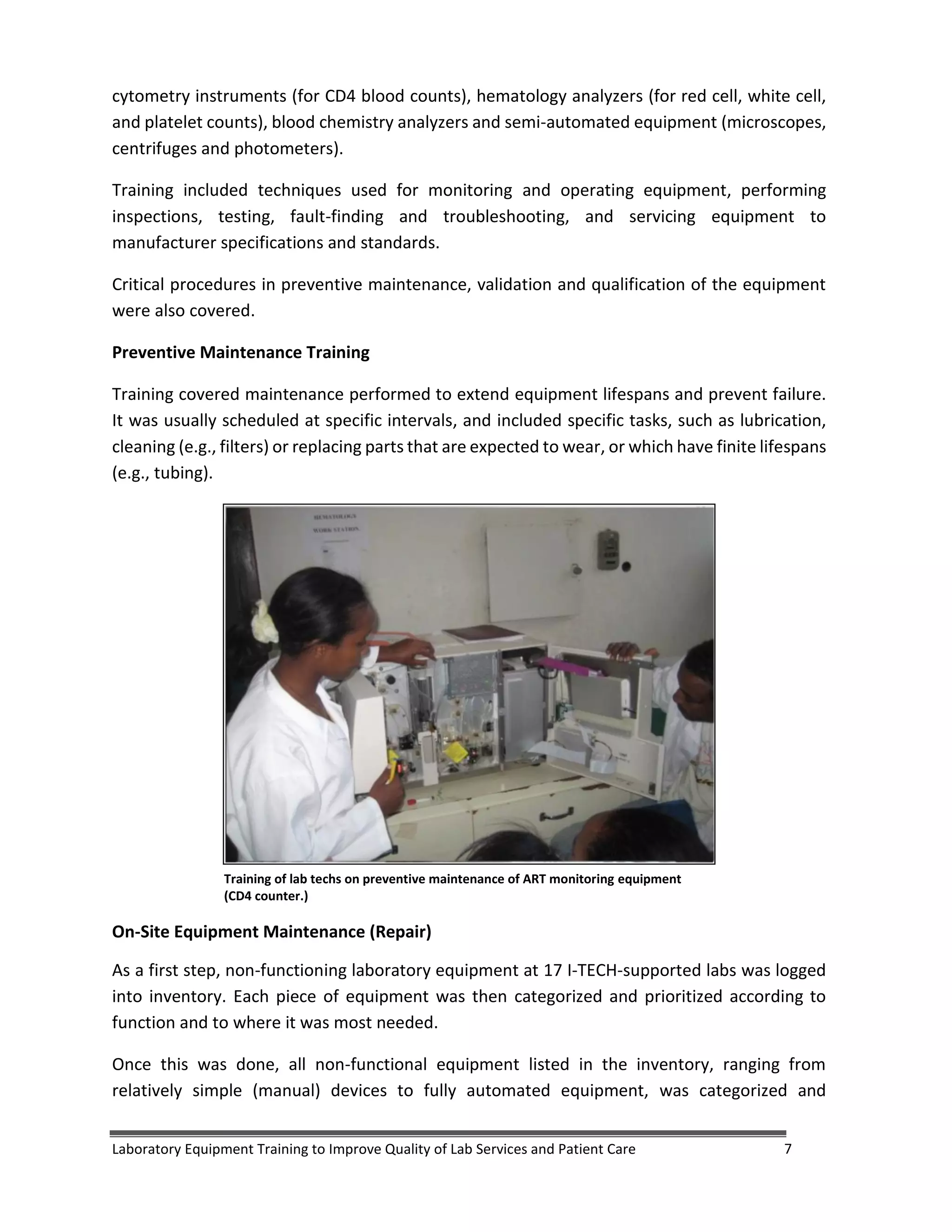 Laboratory Equipment Training | PDF