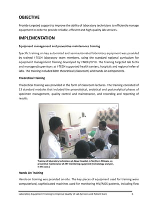Laboratory Equipment Training | PDF
