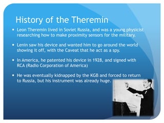 ThereminPresentation | PPTX