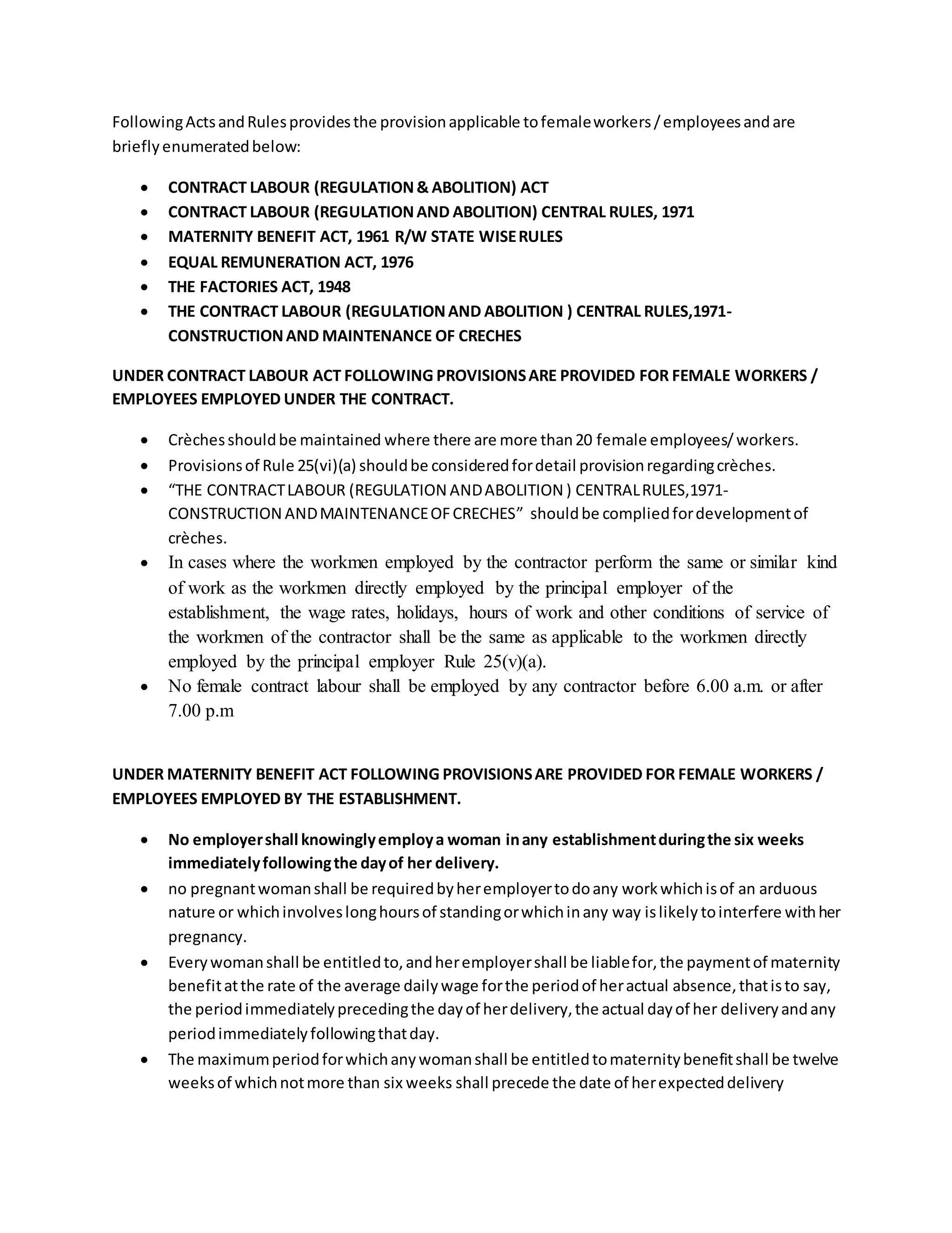 Female checklist | DOCX