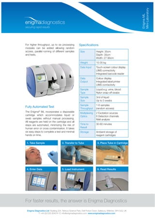 Enigma ML brochure | PDF