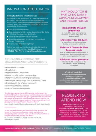 Big Data and eHealth Event | PDF